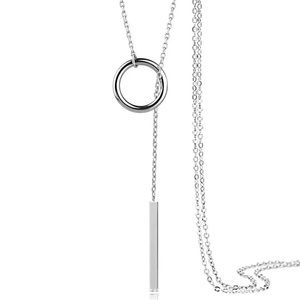 gallery_of_gems | Jewelry | Lariat Bar Sterling Silver Minimalist ...